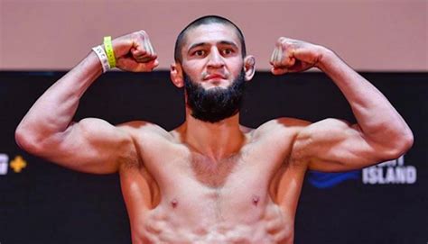 UFC 279 Chimaev Vs Diaz Weigh In Results Khamzat Chimaev Badly