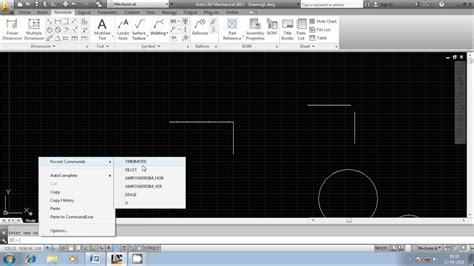 FILLET IN AUTOCAD PART YouTube