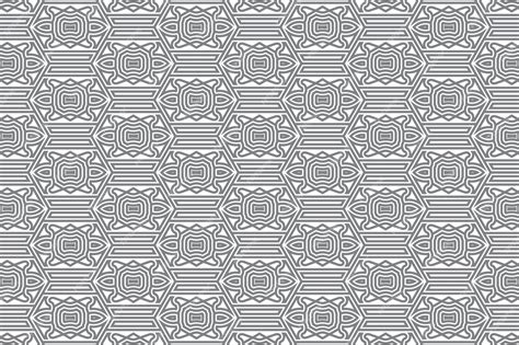 Premium Vector Decorative Abstract Geometric Seamless Pattern