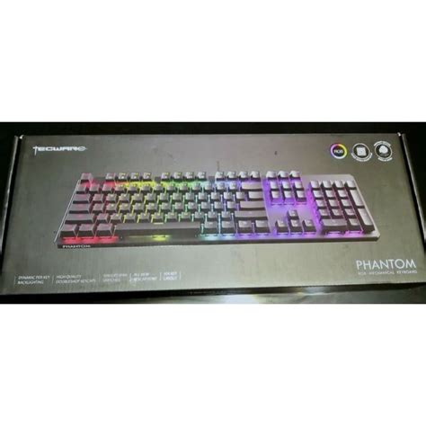 TECWARE PHANTOM RGB BACKLIT MECHANICAL KEYBOARD 104 Keys Outemu Switches Shopee Philippines