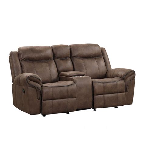 Agata Glider Recliner Loveseat By Furniture Of America Nx6001br Lv