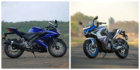 Yamaha R15 V30 Vs Bajaj Pulsar Rs200 In Pics Bikedekho