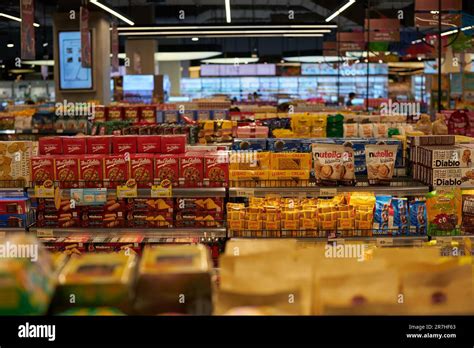 BANGKOK THAILAND CIRCA APRIL 2023 Interior Shot Of Tops Food Hall