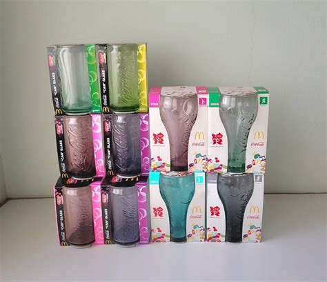 13x Mcdonalds X Coca Cola Glass 2012 London Olympic Coca Cola Can