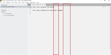How To Enable Vertical Ruler In Sublime Text Editor