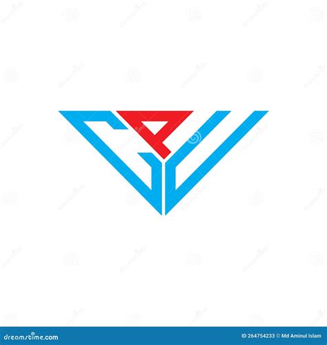 Cpu Letter Logo Creative Design With Vector Graphic Stock Vector Illustration Of Brand