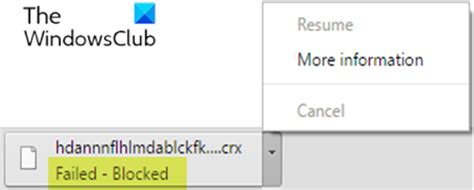 Fix Failed Blocked Download Error In Chrome Or Edge