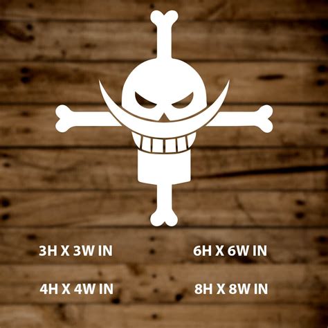 White Beard One Piece Logo