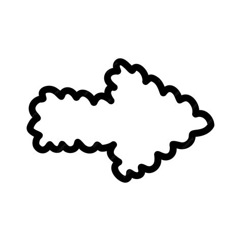 Premium Vector Cute Hand Drawn Bubble Arrow In Comic And Cartoon Style Bold And Funky Arrow