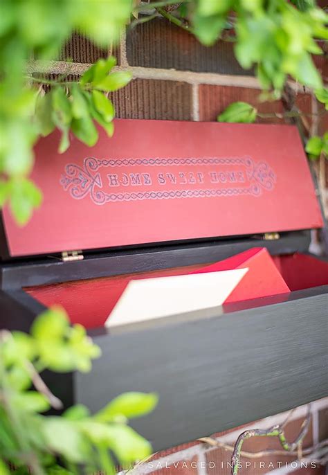 DIY Mailbox Makeover Salvaged Inspirations