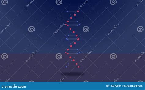 DNA Rotating Loop Background D Animation K Stock Footage Video Of Health Biotechnology