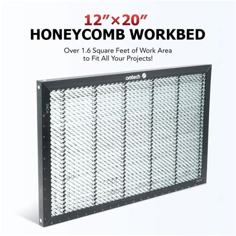 12x20 Metal Honeycomb Laser Working Bed Omtech Laser