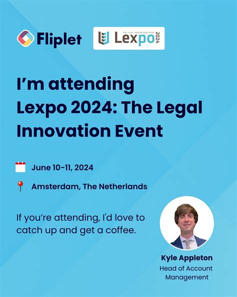 Kyle Appleton On Linkedin I Am Attending Lexpo The Legal Innovation
