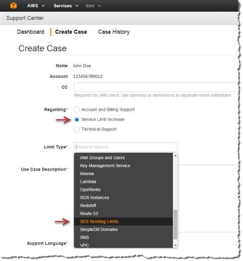 Ses Limit Increase Form Consolidation Aws Messaging Blog