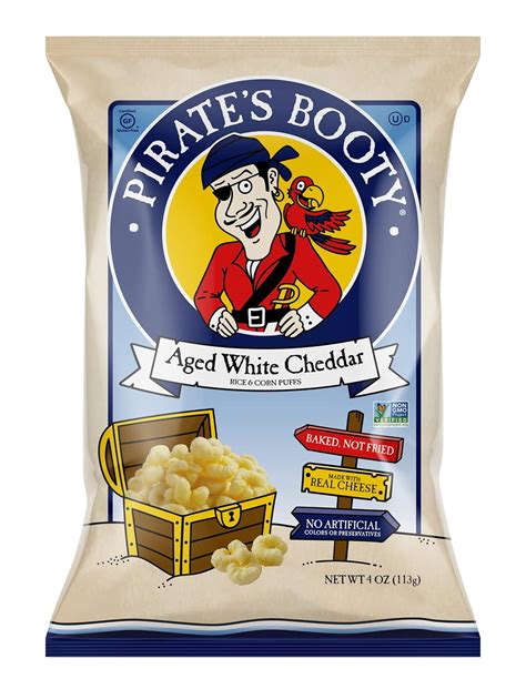 Pirates Booty Aged White Cheddar Cheese Puffs Gluten