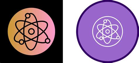 Atom Vector Icon 42488465 Vector Art At Vecteezy