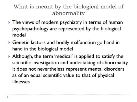 AS Unit 2 /Biological and Psychological Models of Abnormality - ppt download