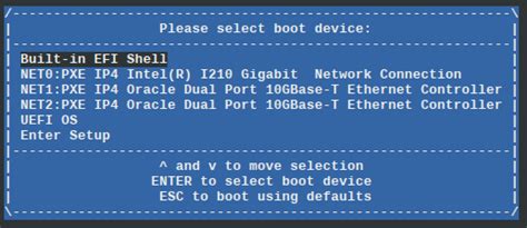 Install An Operating System Using Pxe Network Boot Oracle® Servers X7