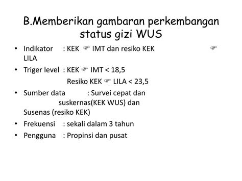 Ppt Indikator Surveilan Gizi Powerpoint Presentation Free Download Id 3600805