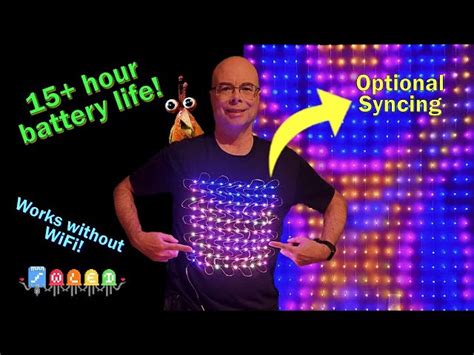 Free Video Building A Battery Powered Wearable Wled Matrix From