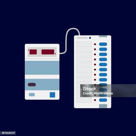 전자 투표 기계 선거 평면 벡터 프리미엄 일러스트 레이 션 0명에 대한 스톡 벡터 아트 및 기타 이미지 0명 Vote