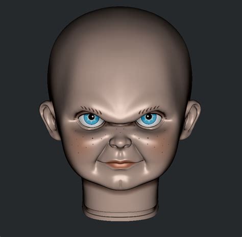 👾 Chucky Serie Head・ 3d File For 3d Printing・cults