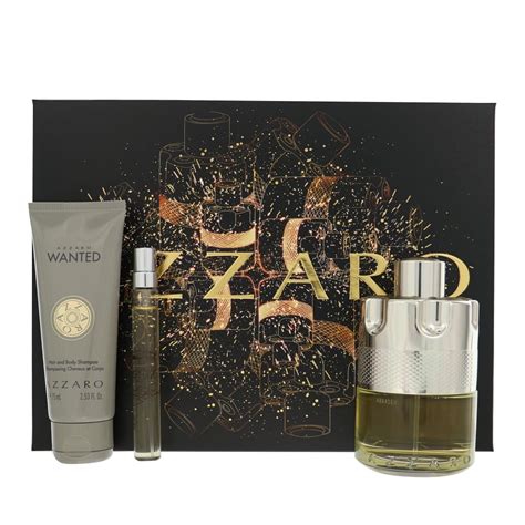Azzaro Wanted 3 3 Eau De Toilette Spray By Azzaro T Set For Men
