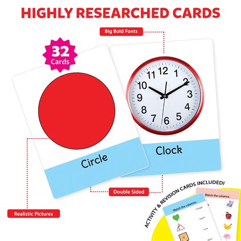 My Big Shapes And Colors Flash Cards Fingo Brain