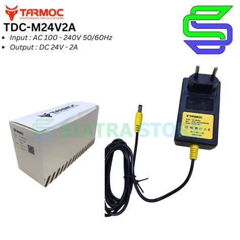 Tarmoc Tdc M24v2a 24v 2a Adapter Switching 24 Volt 2 Ampere Power