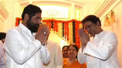 राज ठाकरे आणि एकनाथ शिंदे यांच्यात तासभर चर्चा गुलदस्त्यात असणारं कारण