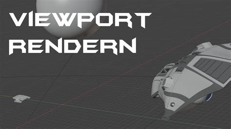 Blender Quick Tip Viewport Render Animation Schnelle Vorschau Youtube