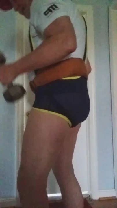 Bicep Curls With Weight Belt Gay Hunk Hunk Porn Feat Andy Wyatt