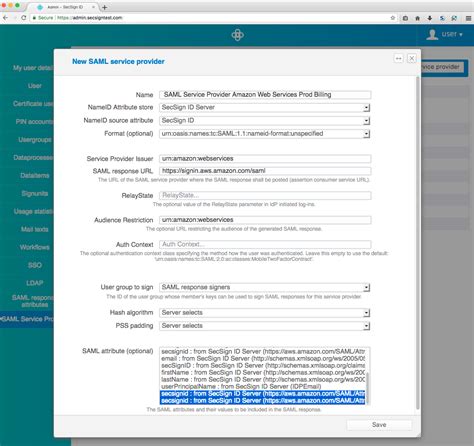 Secsign Id For Amazon Web Services Aws With Saml Secsign 2fa