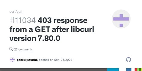 403 Response From A Get After Libcurl Version 7800 · Issue 11034
