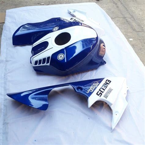RAFASYA Undercowl Plus Cover Tangki R1 Buat R15 Old R15 V2 Biru Putih