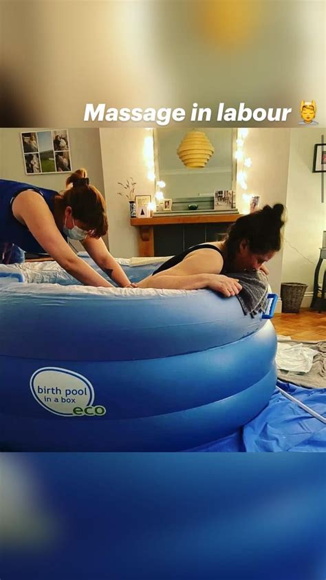 Massage In Labour 💆 Birth Pool Birth Labor Birth Doula