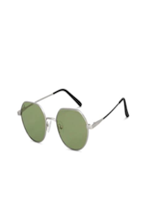 Buy Vincent Chase Unisex Green Lens Round Sunglasses With Polarised And
