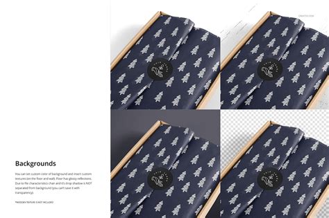 Mailer Box Wrapping Tissue Paper Mockup Set Behance