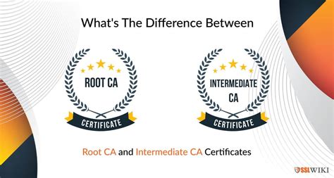 root ca vs intermediate ca certificates what s the technical