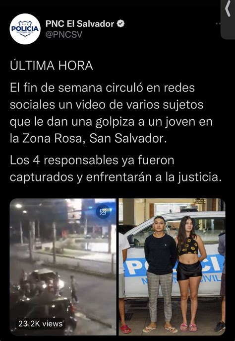 Geo Gonzalez On Twitter Gracias Gobierno De El Salvador Ltima Hora El Fin De Semana