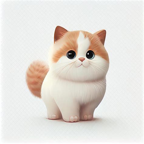 Cute Cat Kitty Animal Character Epitome Avatar Mascot Portrait 22816203