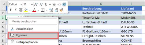 Excel Vba Zeile Kopieren Und Einfügen
