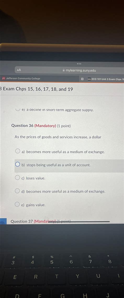 Solved Aamylearning Suny Edujcc Jefferson Community Chegg