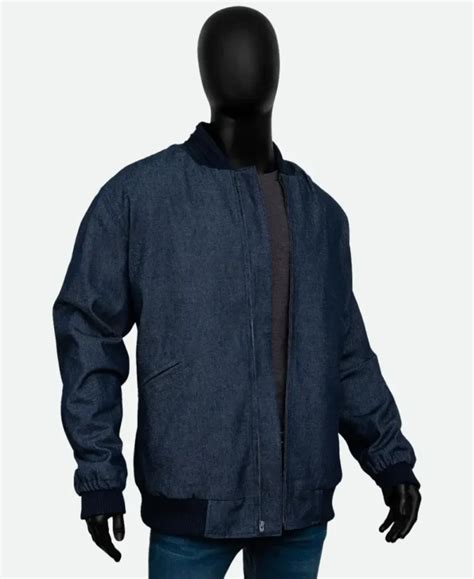 Sex Education Eric Effiong Jacket Denim Bomber Jacket