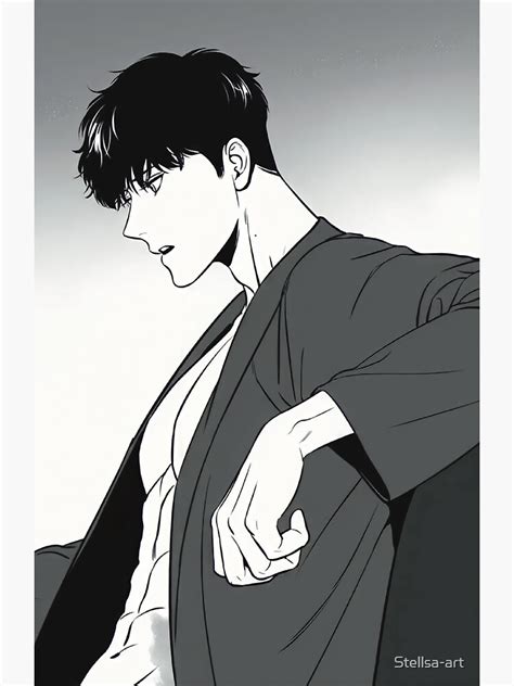 Webtoon Handsome Guy Sticker For Sale By Stellsa Art Redbubble