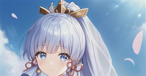神里綾華 ウェディングドレス 原神 神里綾華 2 Vitsuaiのイラスト Pixiv