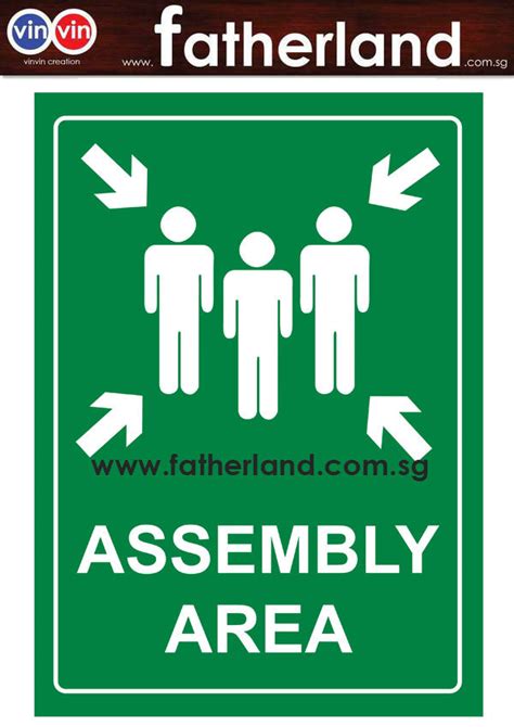 Assembly Point A3 Signage Sg