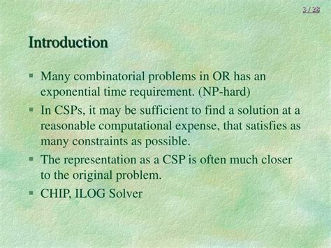 Ppt Constraint Satisfaction Problem Csp Applications And Job Shop
