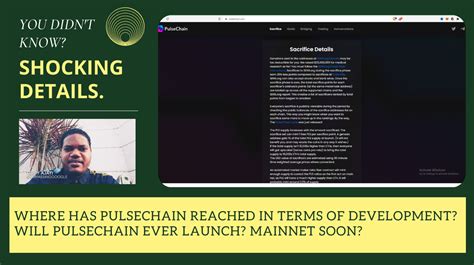 Where Has Pulsechain Reached In Terms Of Development Will Pulsechain