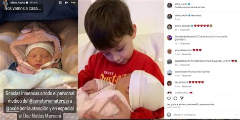 Nacho Otero Mostró Una Emotiva Foto De Su Bebé Recién Nacida Y Su Hijo